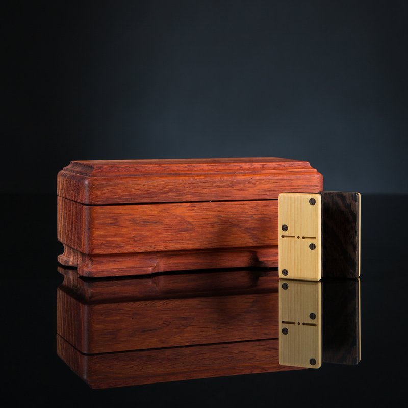 Купить подарочное домино из падука, венге и железного дерева в ...